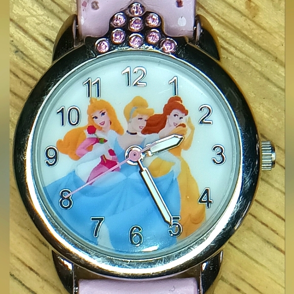 Disney | Accessories | Disney Princess Watch Aurora Cinderella And ...